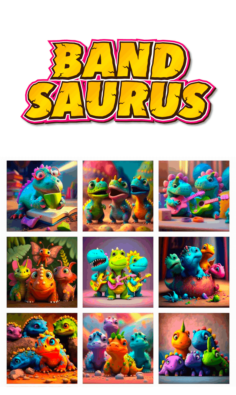 Extinct idol "BAND SAURUS", all shrouded in mystery. What are the ...