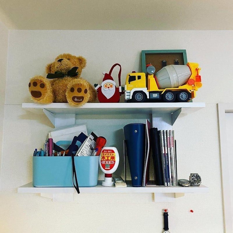 【DIY】ラブリコとスタンドバーで壁に棚を設置しました。｜Shisui281