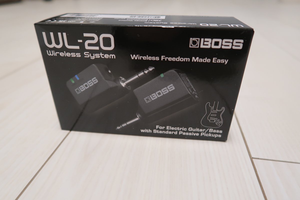 ワイヤレスシステム「BOSS WL-20」購入しました！｜仮免許