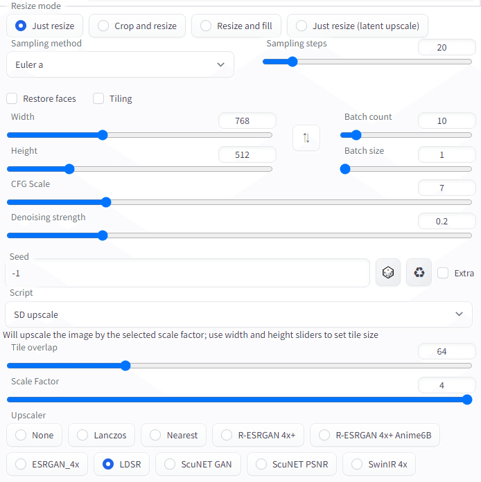 LDSR と SD Upscale による生成画像のアップスケール（高解像度化）｜meta_a1
