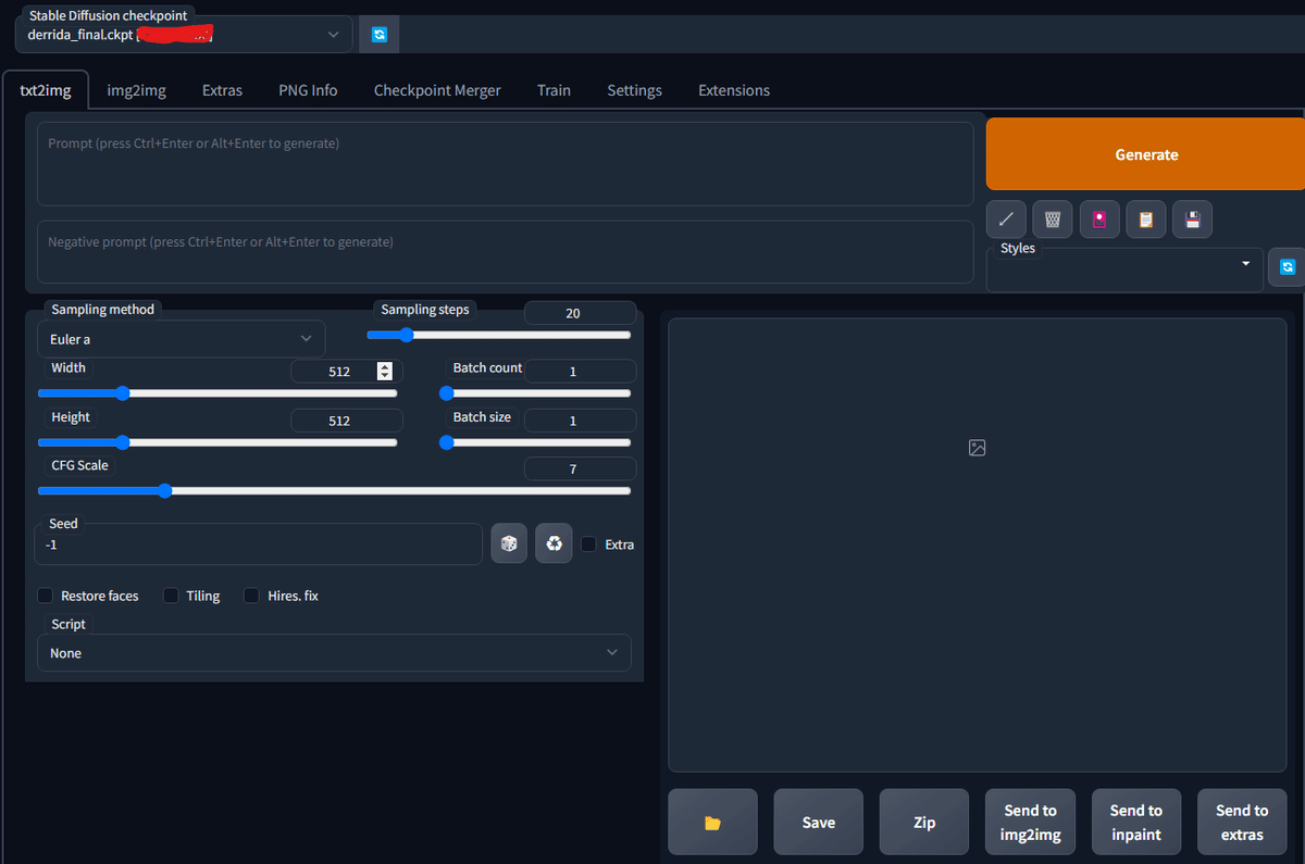 StableDiffusionWEBUI導入で躓いた点｜星の都