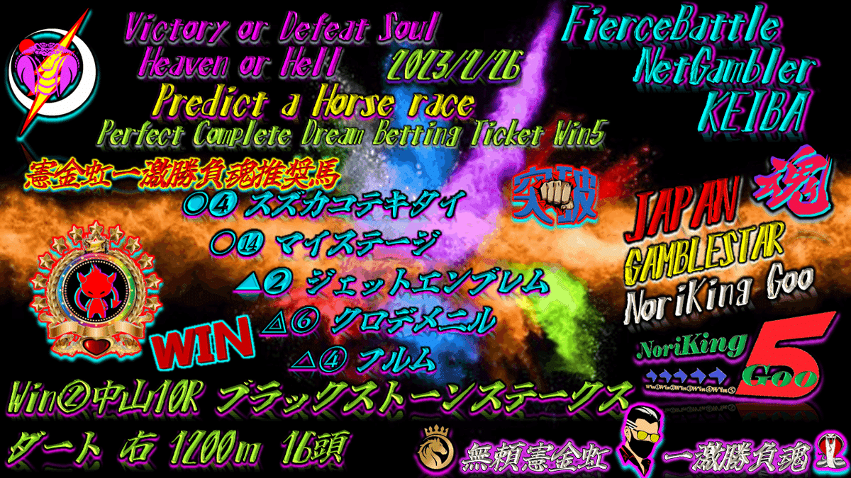 Win5 2/26｜龍国 命