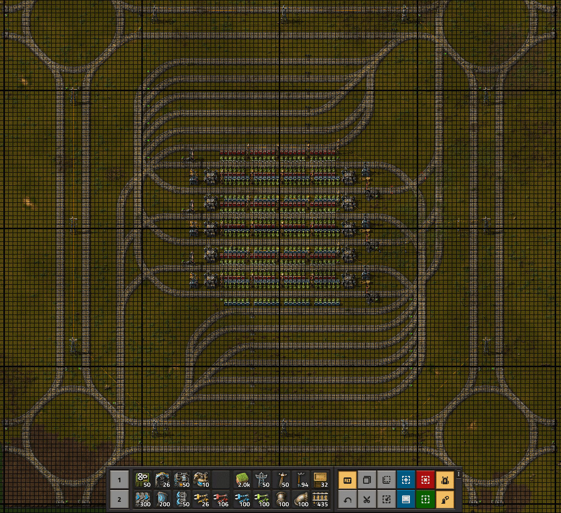Factorioグリッド初心者メモ：(5)ハブグリッド｜artemis