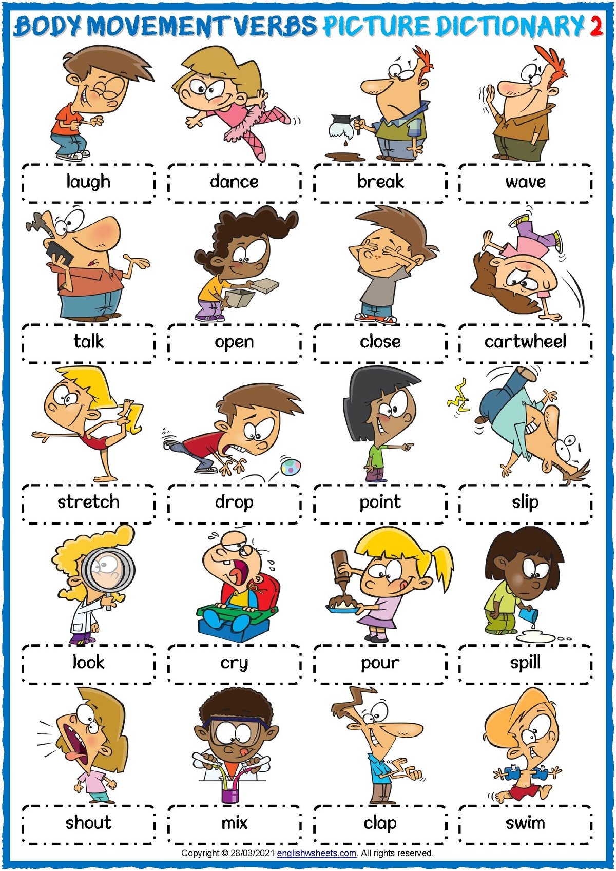 Body movement Verb｜shosing