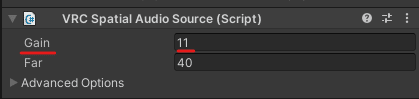 VRChatワールド作製時の音響設定について｜Fradol