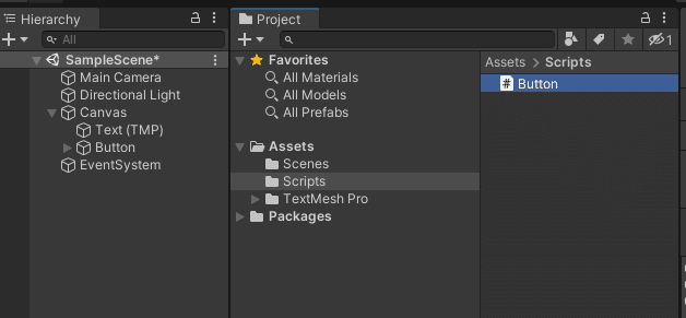 [Unity小ネタ]ボタンを押したらテキストが変わる｜SSKR