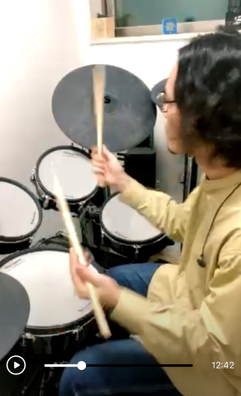レッスンの空き時間に配信｜hikodrums｜note