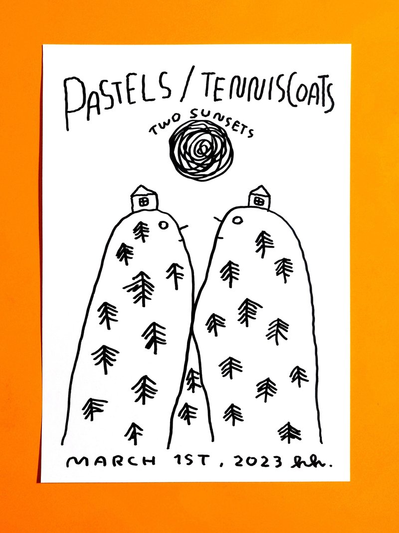 EVERYTHING FLOWS #90 by illustrator はるやまひろし｜パークギャラリーに居るひと。