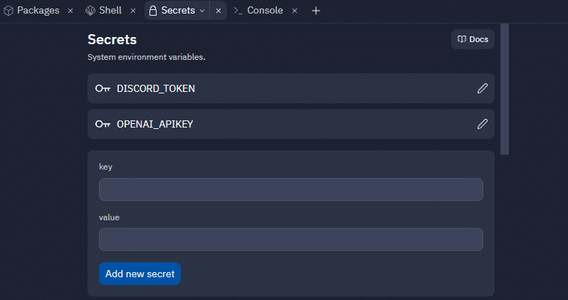 Chat GPT APIを使用しDiscordで会話するBot(24時間起動可)｜onoshi