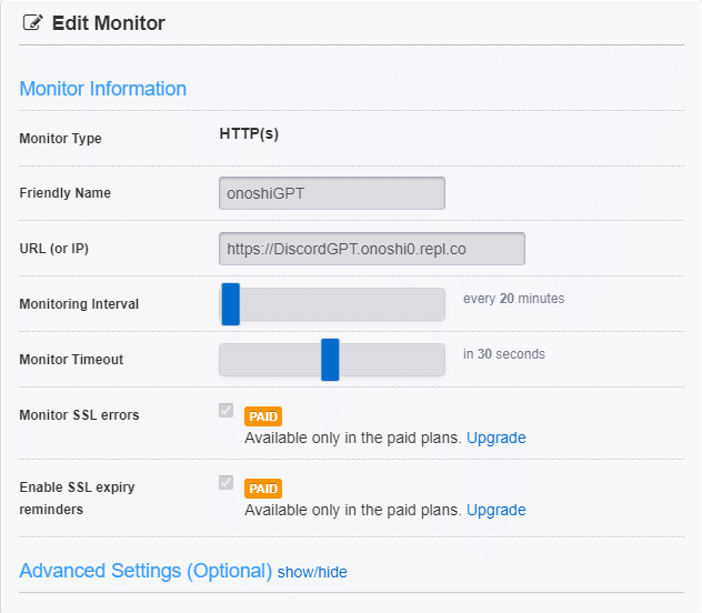 Chat GPT APIを使用しDiscordで会話するBot(24時間起動可)｜onoshi
