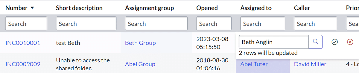 【ServiceNow】リストビューでのレコード編集時にアサイン先グループとアサイン先の整合性を保つ方法｜赤坂のServiceNowコンサルタント