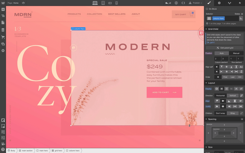 webflowのデザインでできること｜屋久 泰至@gens,Inc｜note