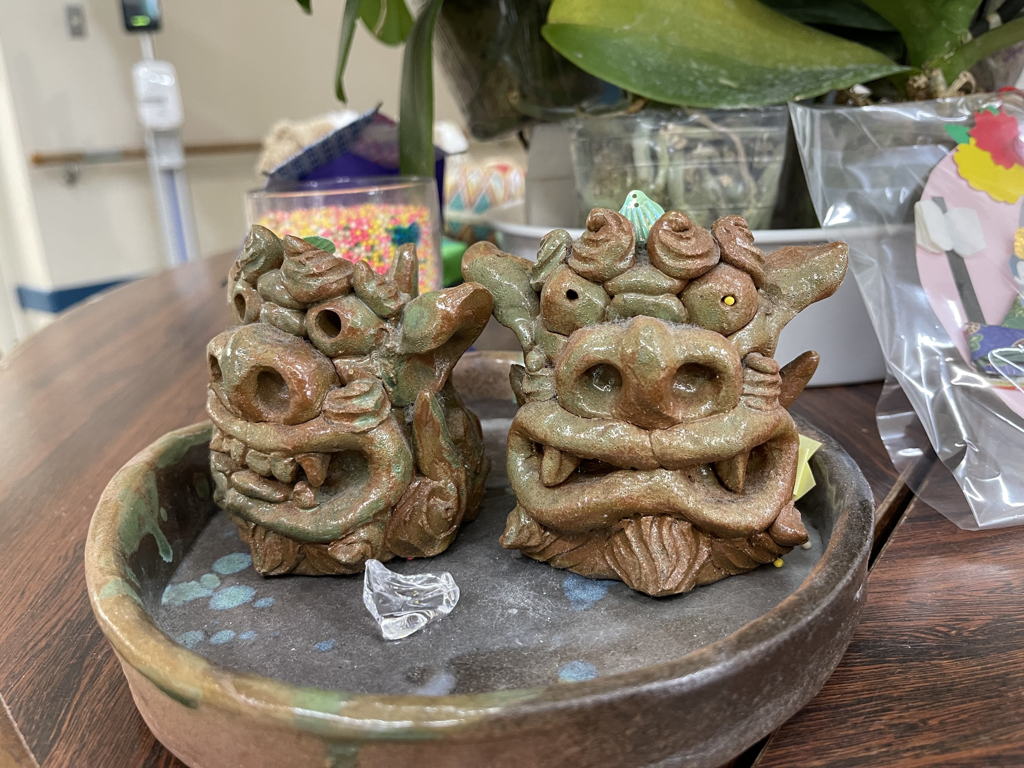 ウォーキング161日目 北中城村社会福祉協議会で見つけたシーサー｜38gi.ryu｜note