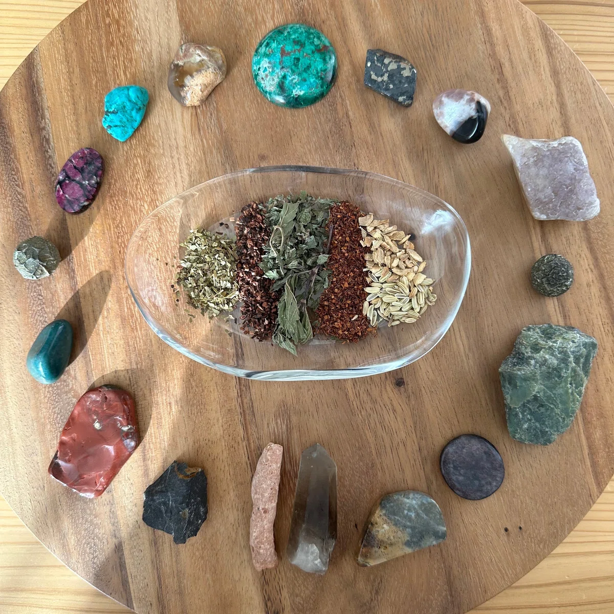 ayanoguchiaya展示会での鉱物のハーブティー｜Native Stellar Alchemy
