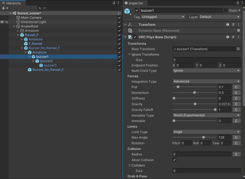 【VRChat】VRC Avatar Parameter Driverでランダムにアイテムを出し入れする【同期対応】｜₺ƾ₺ƾkesera2