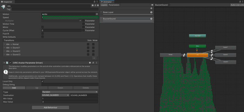 【VRChat】VRC Avatar Parameter Driverでランダムにアイテムを出し入れする【同期対応】｜₺ƾ₺ƾkesera2