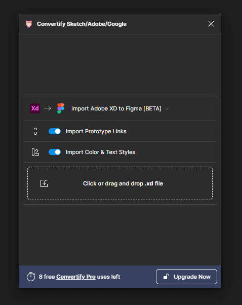 Adobe XDのファイルをFigmaにインポートする【Convertify】｜モリシタヨウスケ
