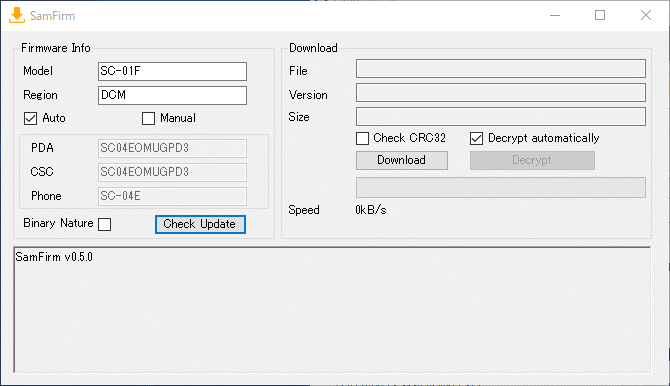 【メモ】SamFirmを使って純正ROMを取得する｜Requin