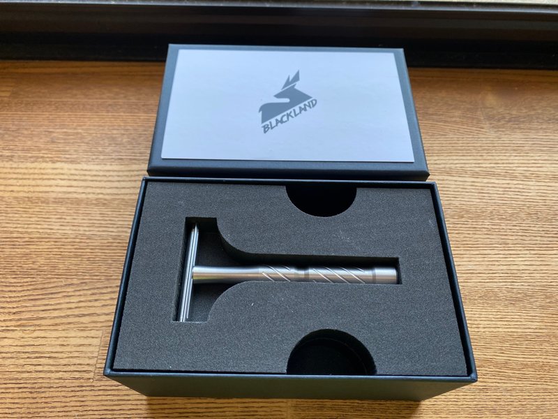 Blackland Vector Stainless Steel Single Edge Razor｜ezshaving