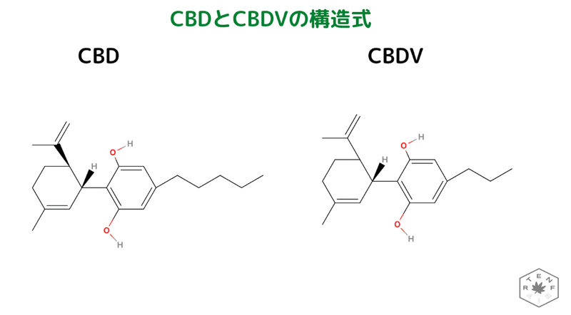 CBDVの可能性を探る：CBDと何が違うのか？【その2:CBDVとCBDの違い】｜ENFRIARTE | CBD CBN CBG｜note