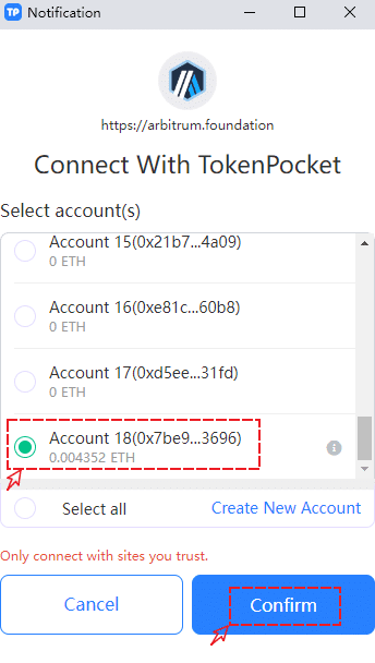 $ARBトークンのエアドロップの対象か確認し、受け取る方法とは？！ │ ArbitrumがDAOへ移行！｜TokenPocket (トークンポケット) 公式