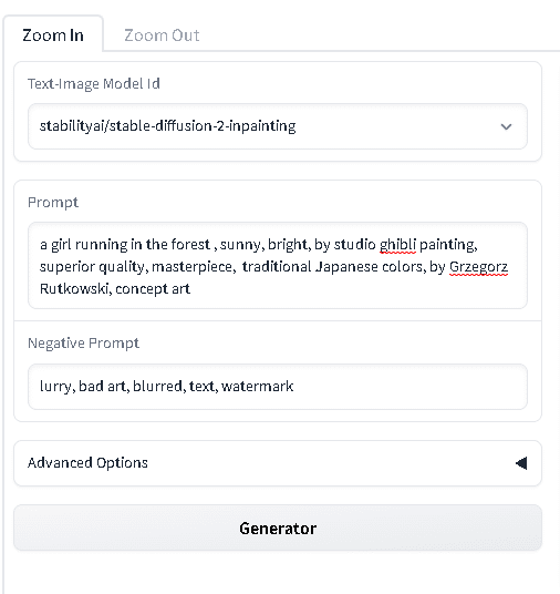 Stable Diffusion Infinite Zoom Out and Zoom Inを使ってみた｜Masayuki Abe
