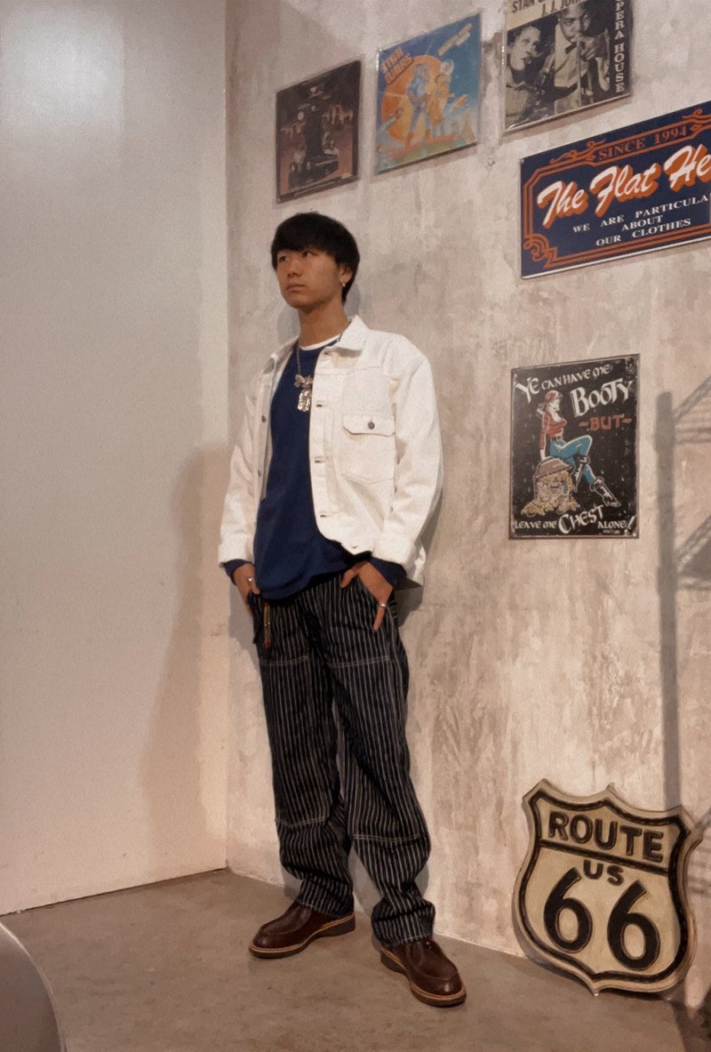 【DHM 甲斐双葉店】～春先をさわやかに ホワイト40’sジャケット～｜Flat Head｜note