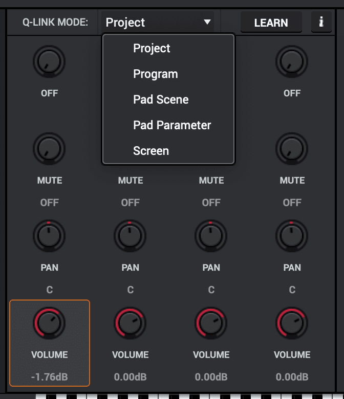 Q-LINKでマスターの音量をコントロールする｜Kuzz