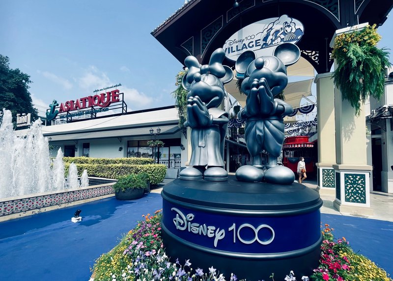 タイレポート / 2023年3月26日オープン『DISNEY 100 VILLAGE THAILAND』 @ASIATIQUE RIVERFRONT｜SANO note