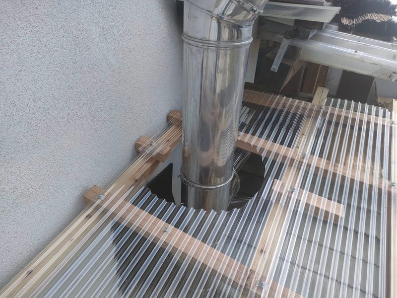 ベランダに続けて屋根をかける｜shanthi-usui｜note