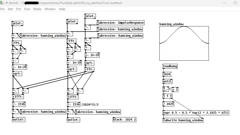 PureData IR loader (Convolution Reverb…)｜mashiroa 真城亜
