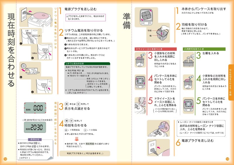 ホームベーカリー SD-BT103 説明書｜Mr.X
