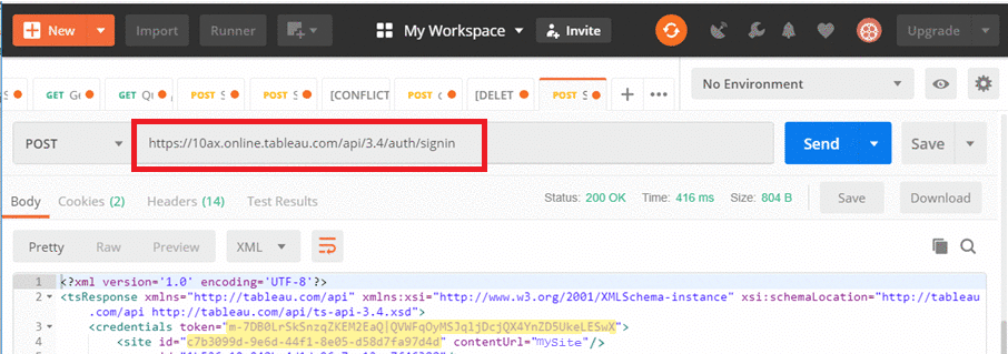 Tableau CloudにTableau REST API接続する｜わたるん