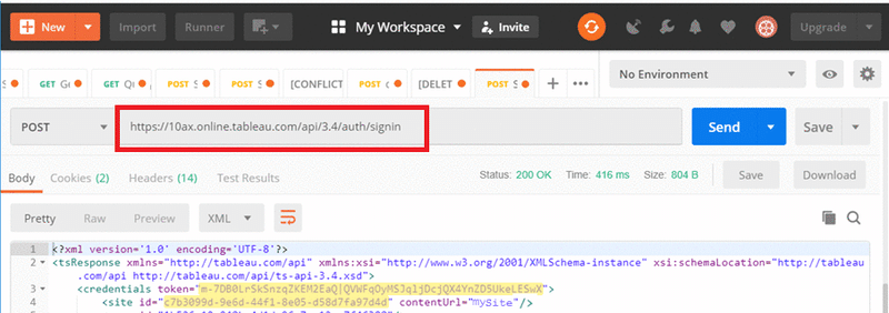 Tableau CloudにTableau REST API接続する｜わたるん