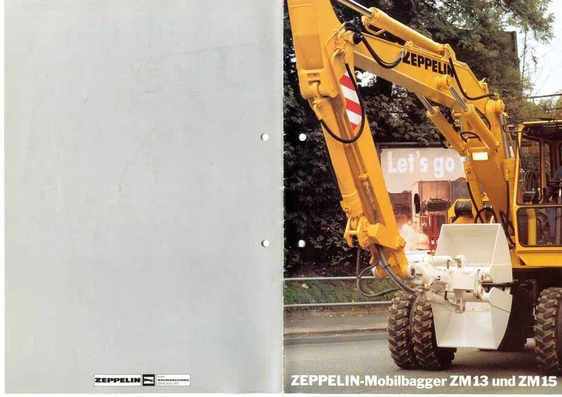 ZEPPELIN MOBILBAGGER ZM13 und ZM15｜建設機械化ライブラリー｜note