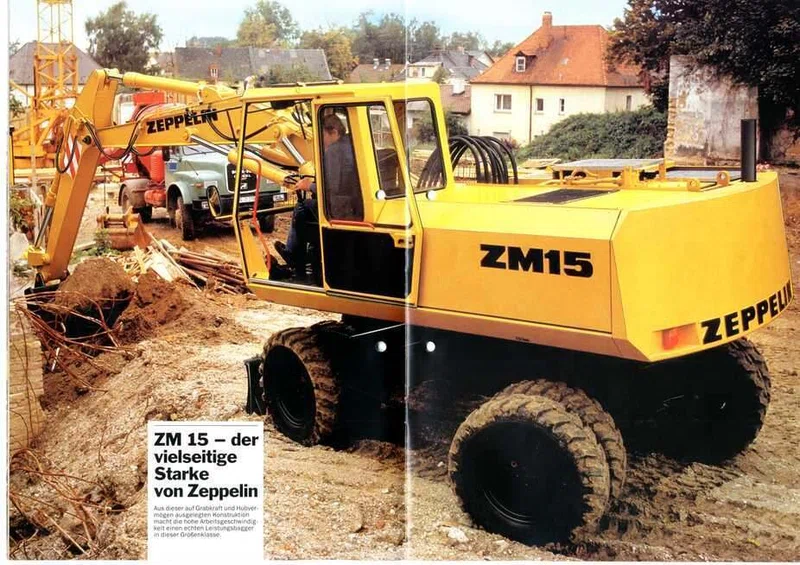 ZEPPELIN MOBILBAGGER ZM13 und ZM15｜建設機械化ライブラリー｜note