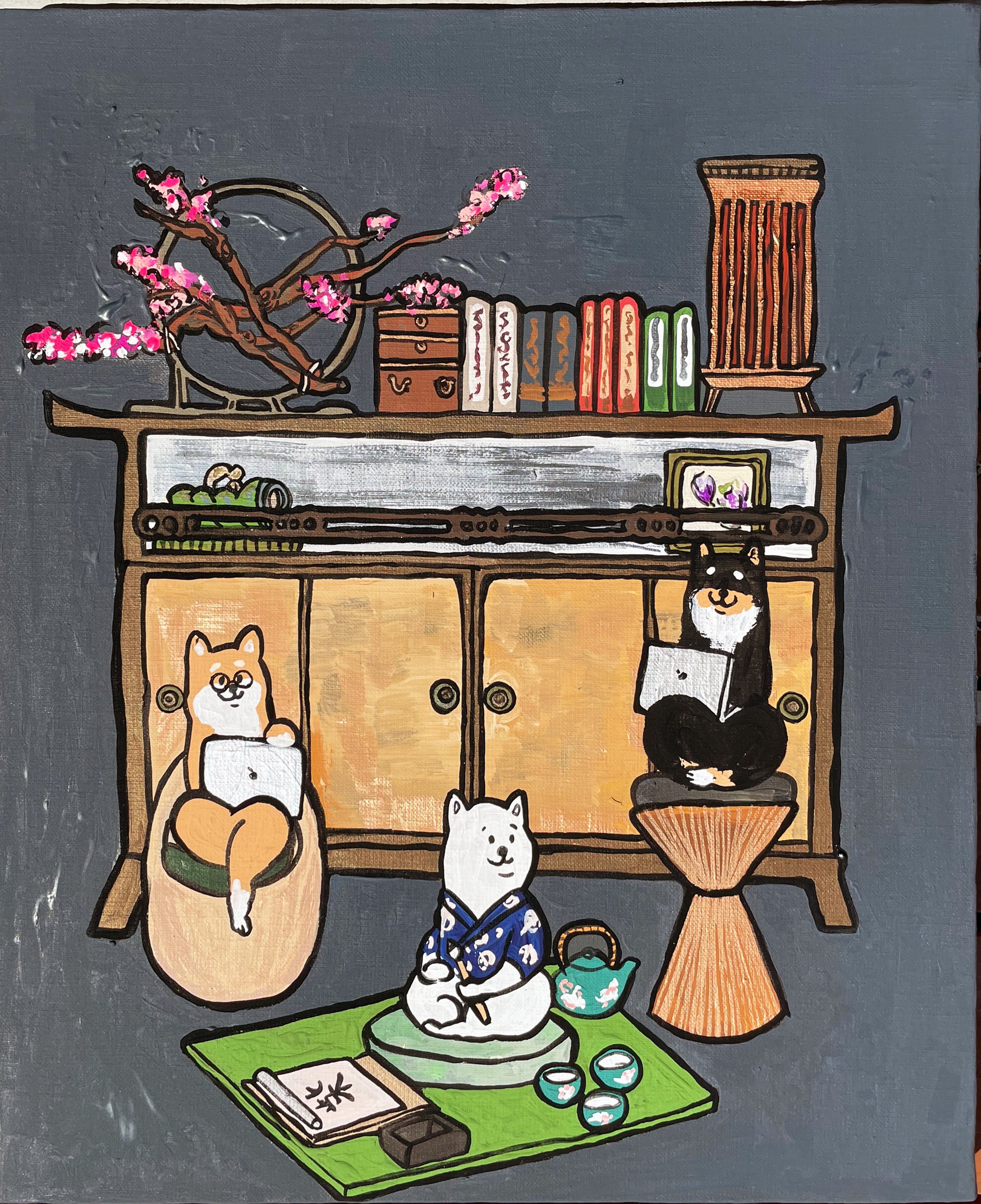 【学ぶ柴犬】いま何かを学ぼうとしている自分への贈り物に。｜Moriuchi Yoshie｜note