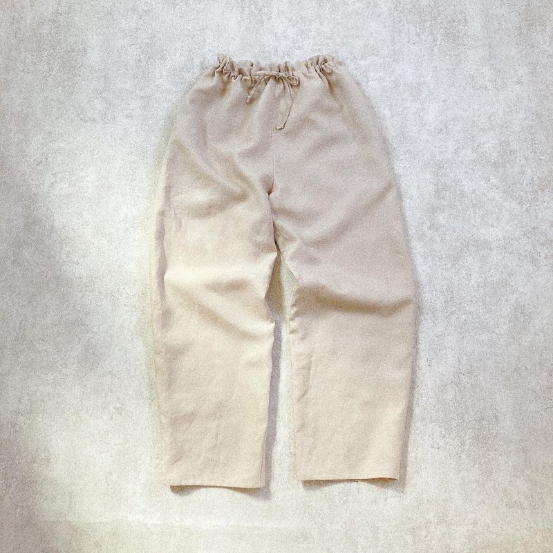 爽やかリネンのワイドテーパードパンツ 目指せカジュアルおしゃれ上級者！｜itoa.n. ｜note