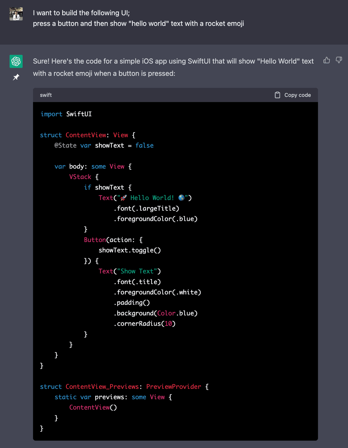 Swift未経験の医師が、ChatGPTを使って30分でiOSアプリを作った話｜Shohei
