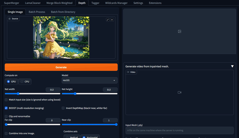 depthmap-scriptで深度マップ動画を作成する｜TlanoAI