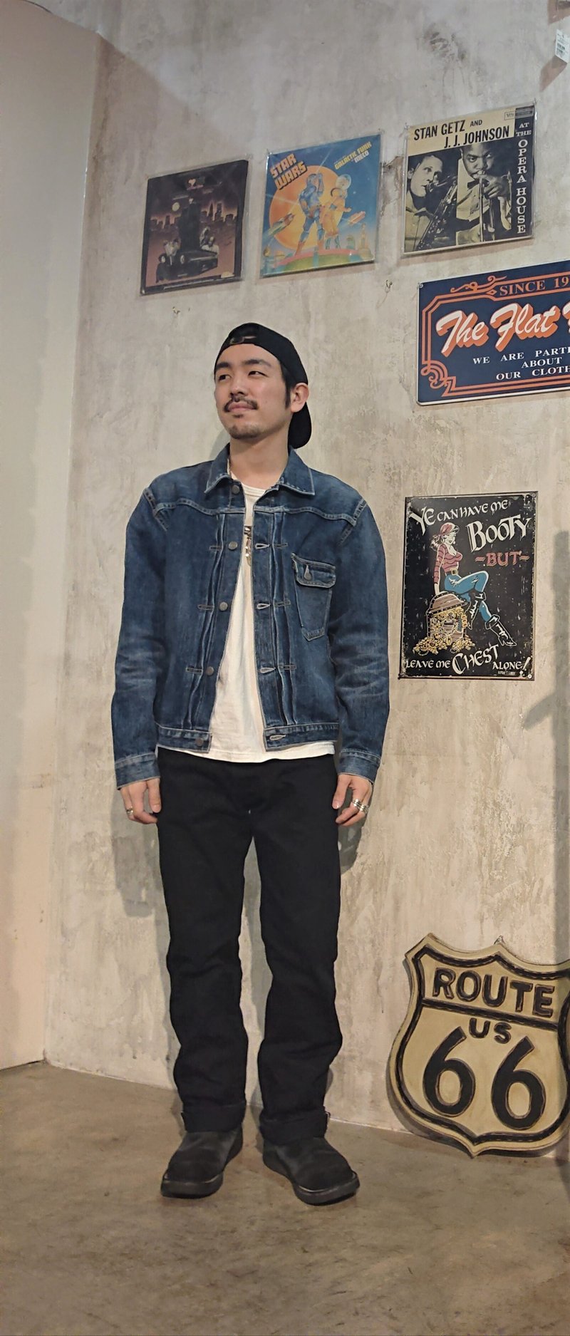 【DHM 甲斐双葉店】～ブラックデニムコーディネート～｜Flat Head｜note