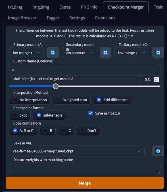 【stable diffusion】ChilloutMixを実写寄りにするマージ方法｜ken