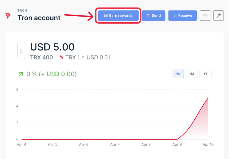 レジャーウォレットにトロン（TRX）をステークする方法｜ledgerwallet