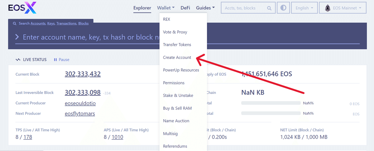 サードパーティのアプリでLEDGER EOSアカウントを作成｜ledger