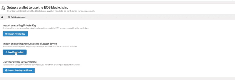 サードパーティのアプリでLEDGER EOSアカウントを作成｜ledger｜note