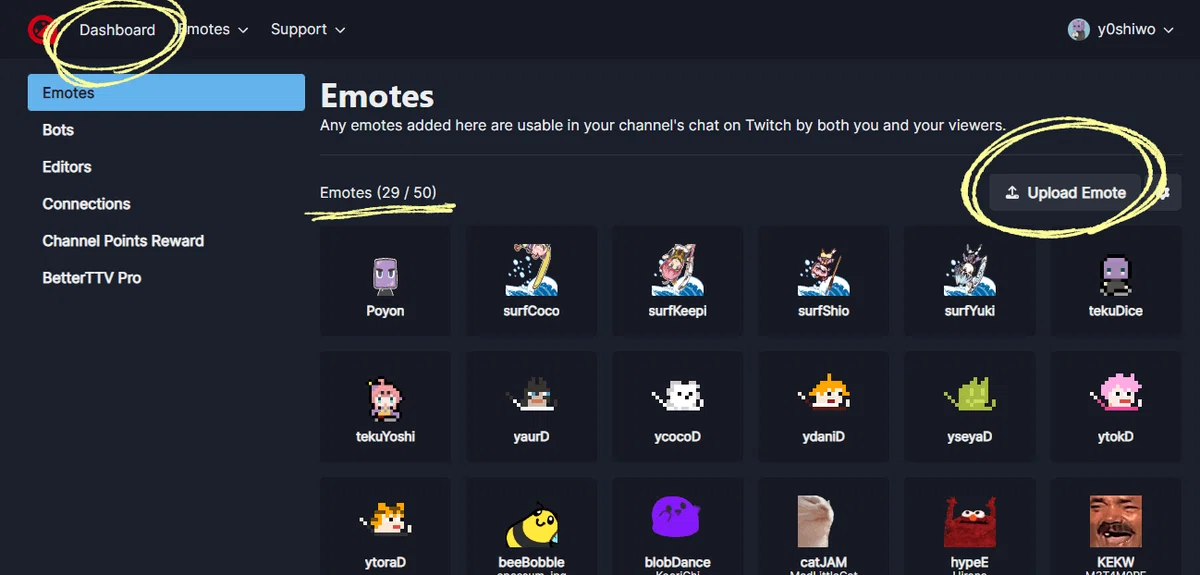 BttvでTwitchライフをちょっと良くする｜よしを