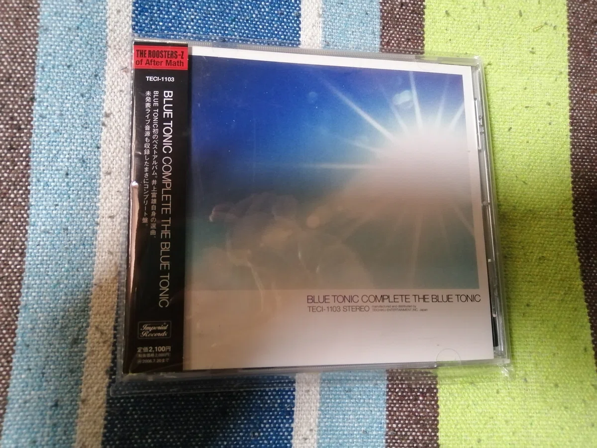 My Favorite Best Album～BLUE TONIC 『COMPLETE THE BLUE TONIC』編。｜スガイヒロシa.k ...