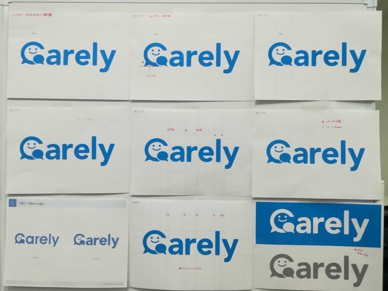 Carelyのロゴをリデザインしました。｜産業保健の高橋名人｜note
