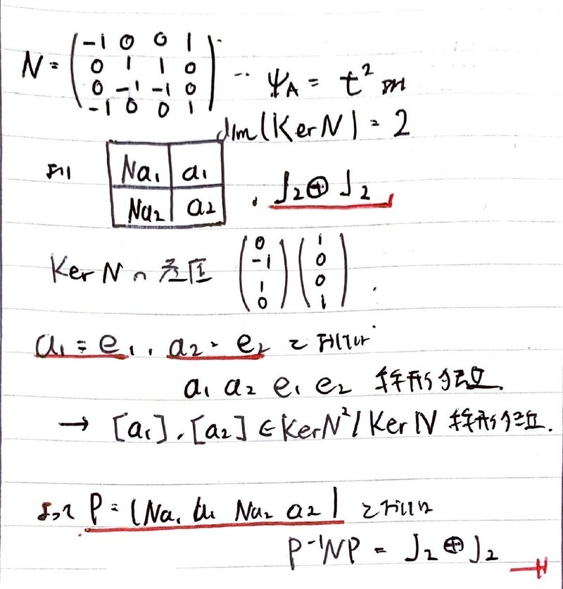 書記が数学やるだけ#683 ジョルダン標準形の導出｜Writer_Rinka