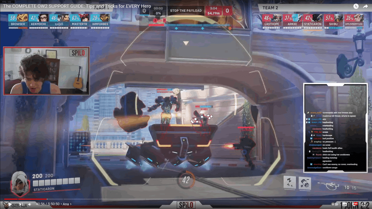 【OW2】サポートの役割：Spiloコーチの翻訳・要約｜リーアD・怜羅